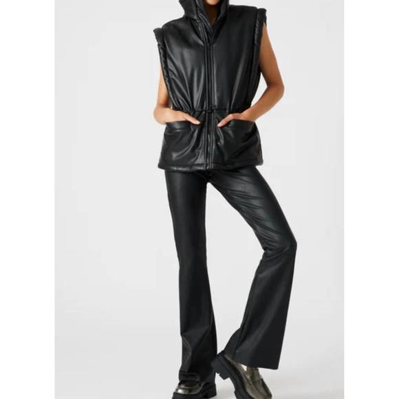 Steve Madden | Jackets & Coats | New Steve Madden Celestina Faux Leather Vest In Black | Poshmark